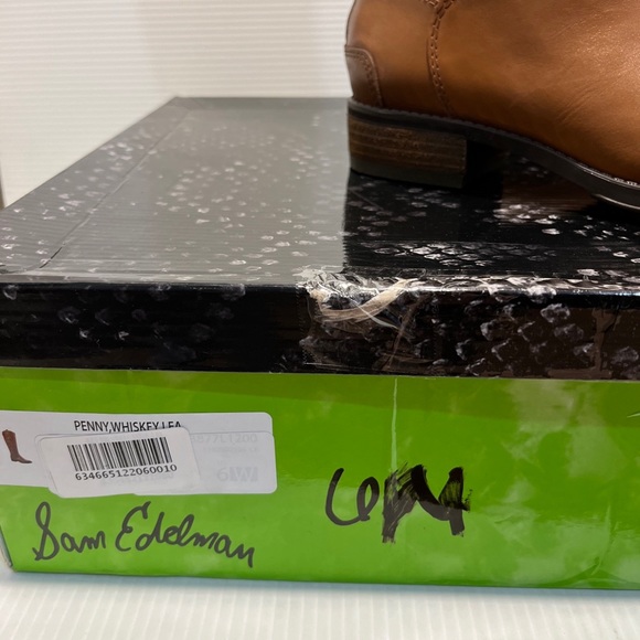 Sam Edelman | Shoes | Sam Edelman Penny Whiskey Leather Equestrian Zip ...